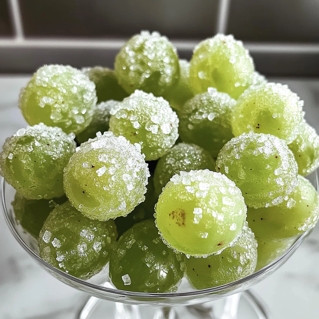 Prosecco Grapes - low sugar cooking