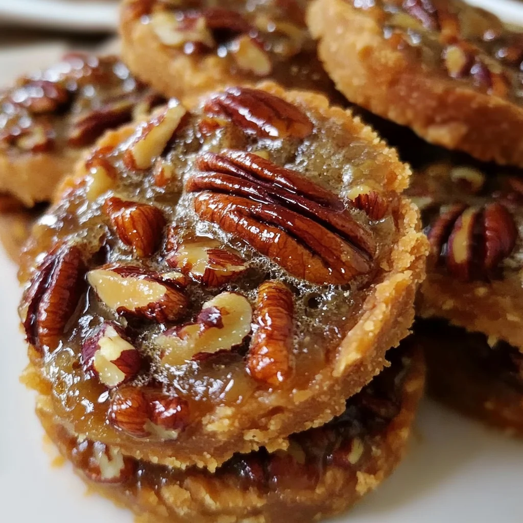 Mini Pecan Pies - low sugar cooking